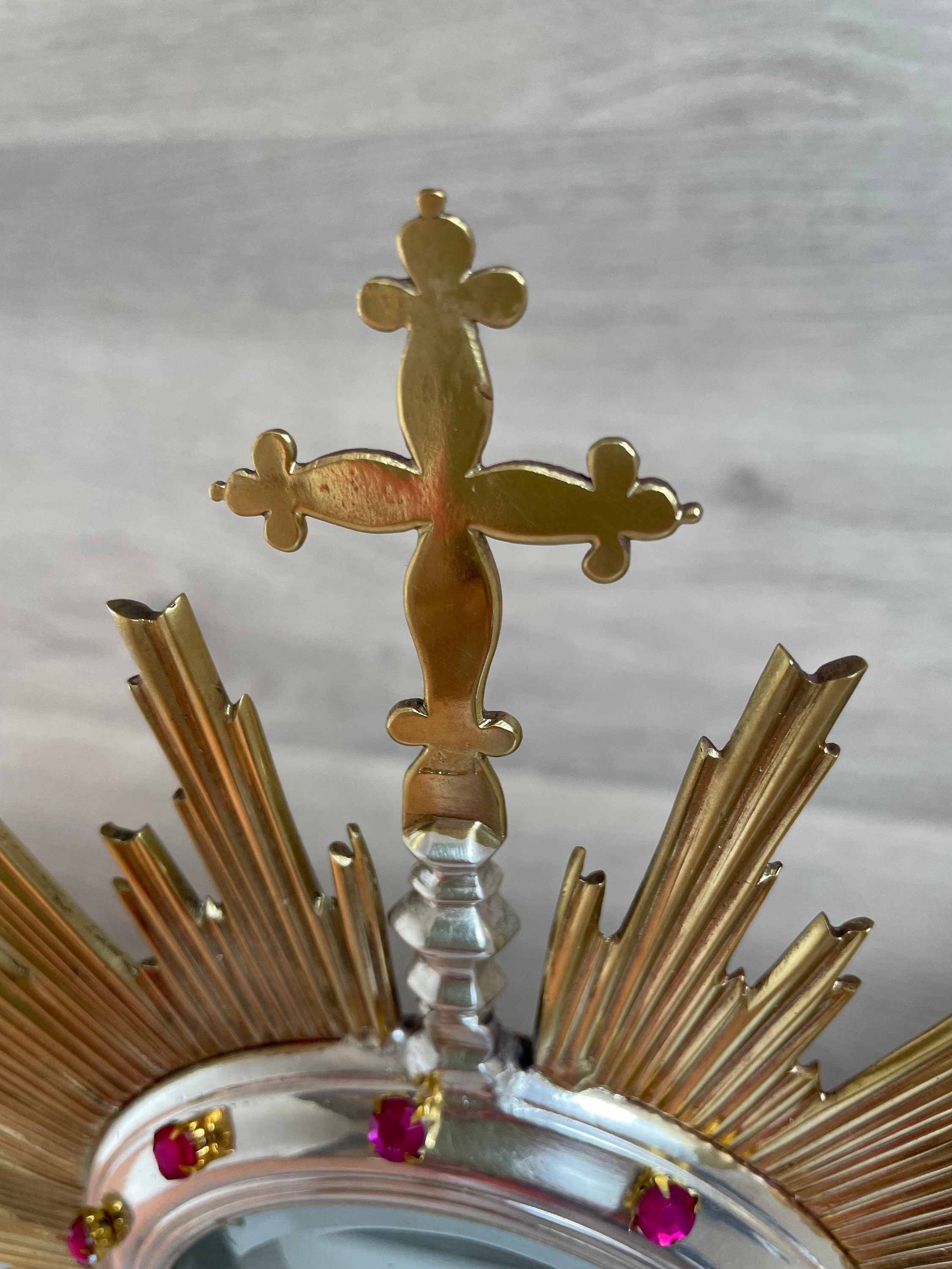 S. XVII: Monstrance ostensorium of the Blessed Sacrament - Etsy