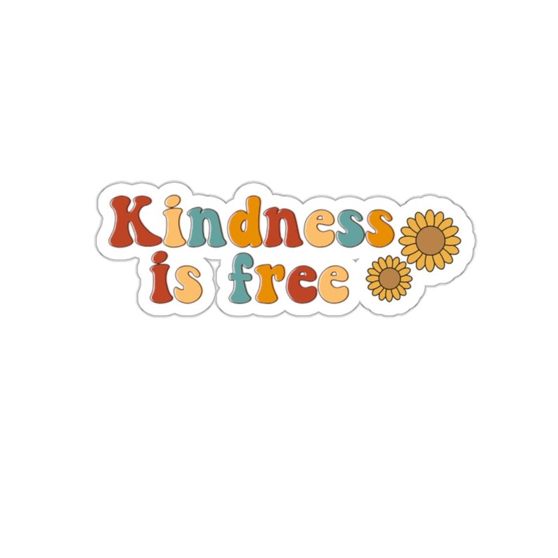 Whimsical Kindness Stickers for Laptops, Water Bottles, Journals, Gifts ...