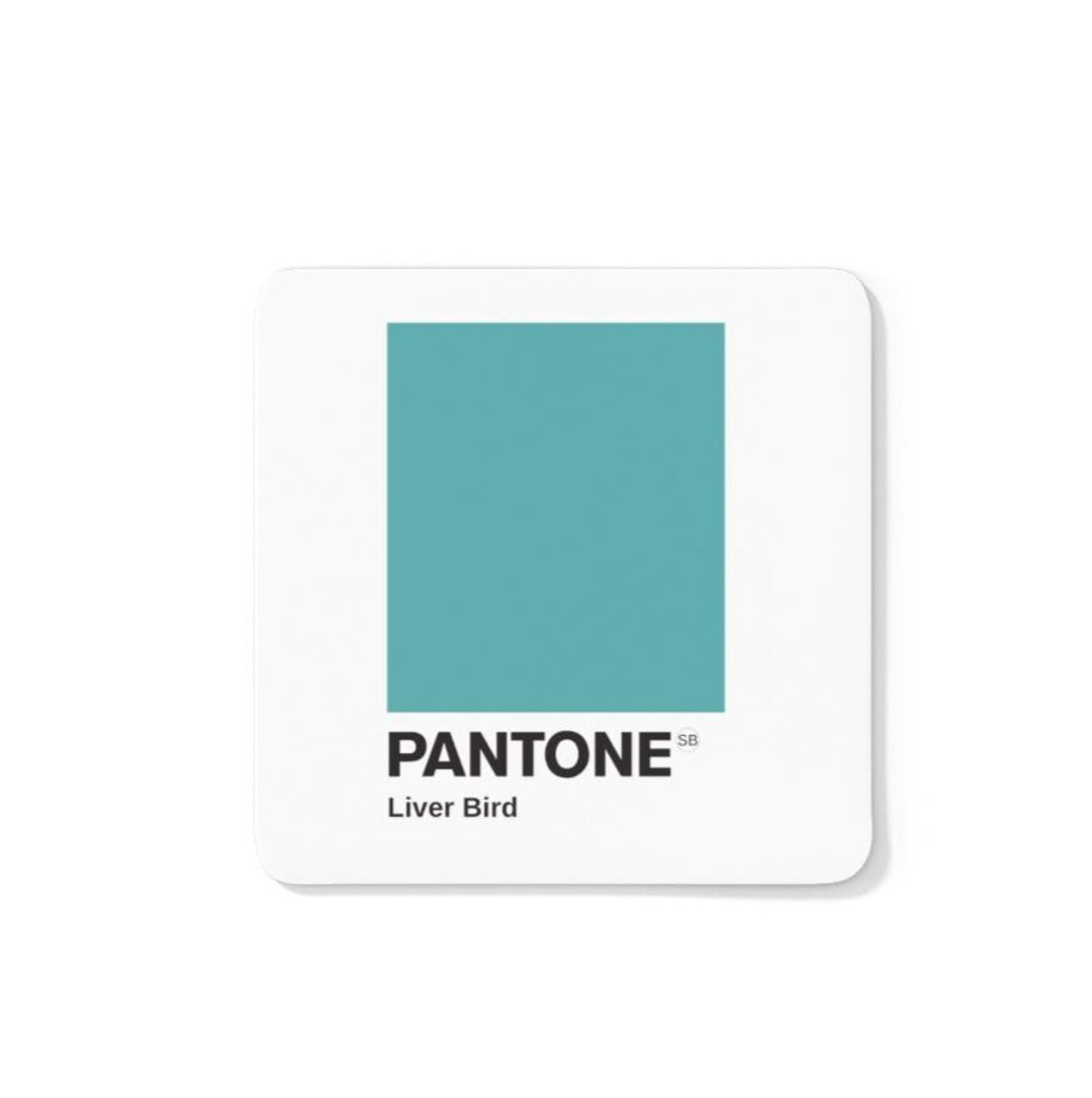 Scouse Pantone Coaster Liver Bird Blue - Etsy