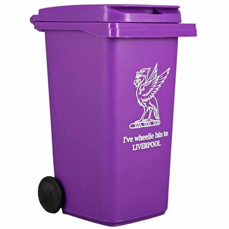 Purple Wheelie Bin Desk Tidy - Etsy