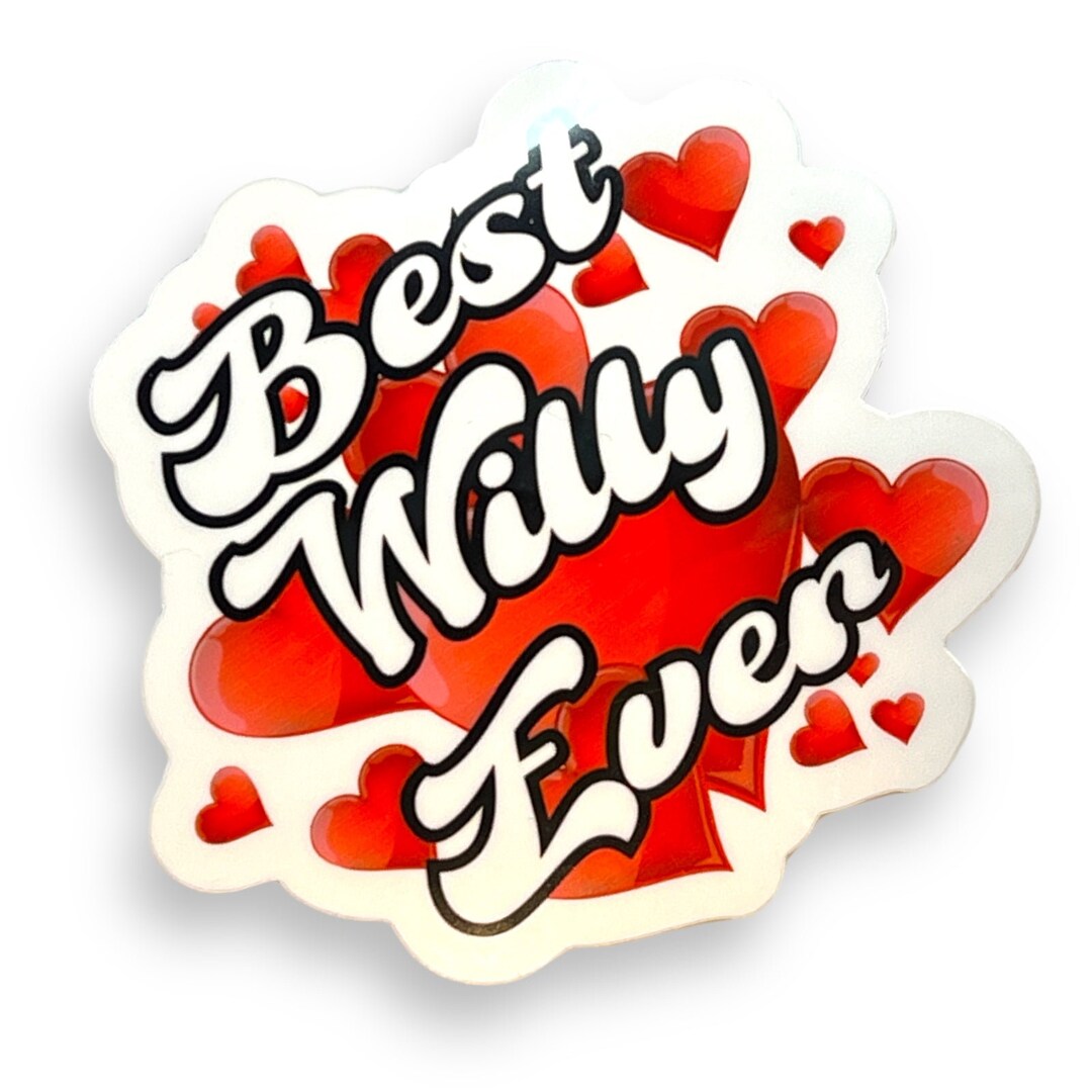 Best Willy Ever Waterproof Sticker - Etsy