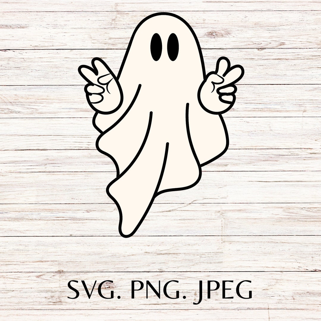 Ghost Middle Finger Svg Png Halloween Svg Cute Ghost Svg - Etsy