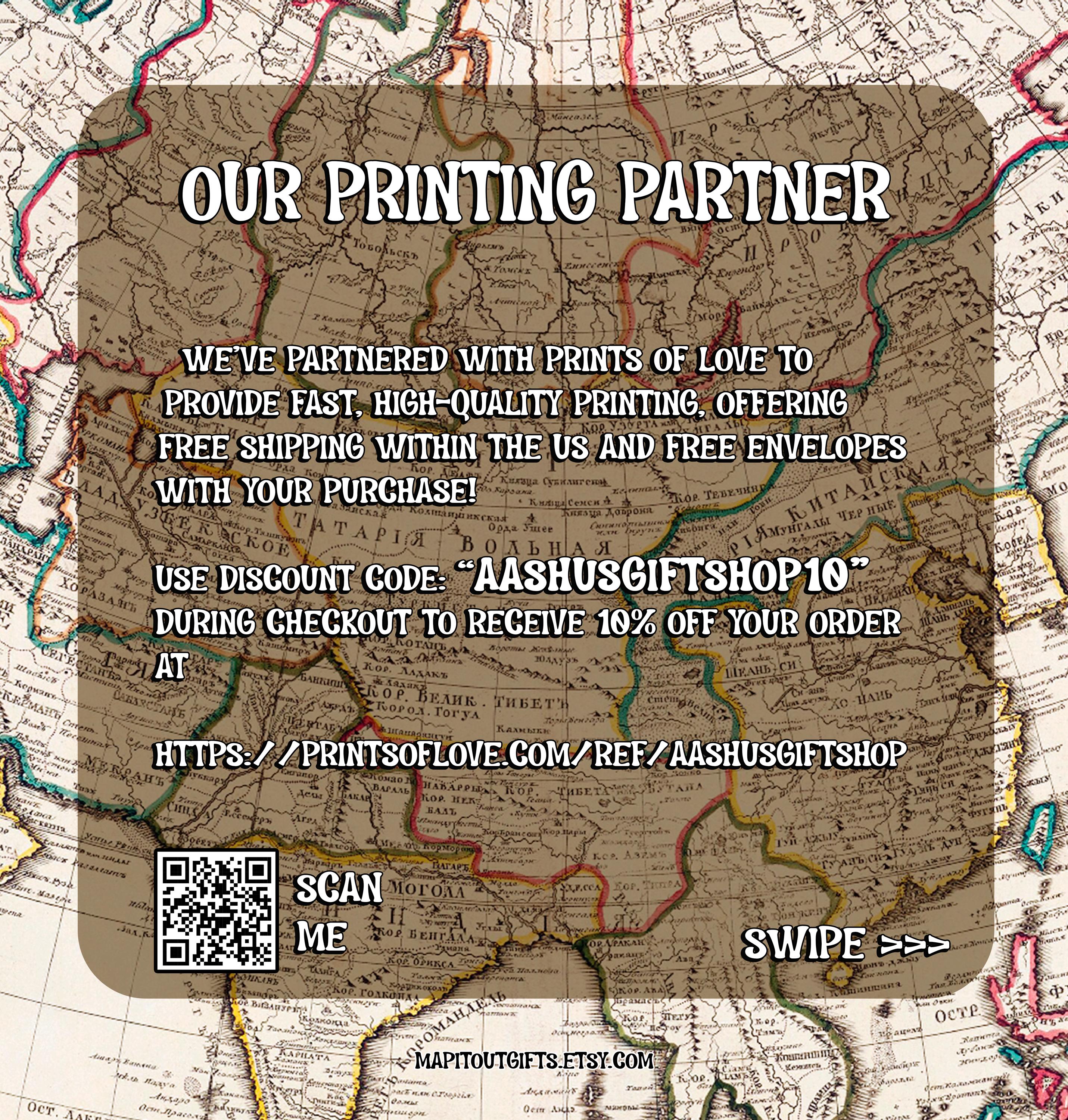 Where We Met Map Gift Wedding Gifts Engagement Gift for Couple ...
