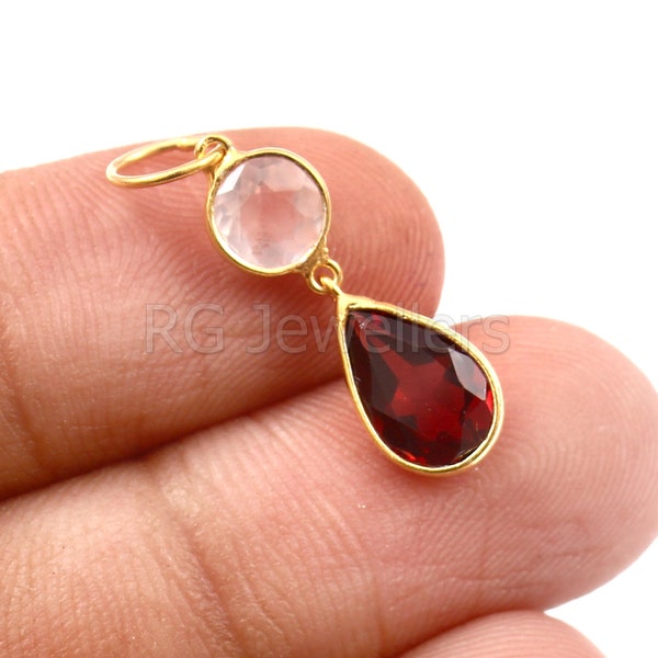 Garnet Charm - Etsy