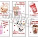 Boba Tea Valentine Card, Bubble Tea, Classroom Valentine Cards ...