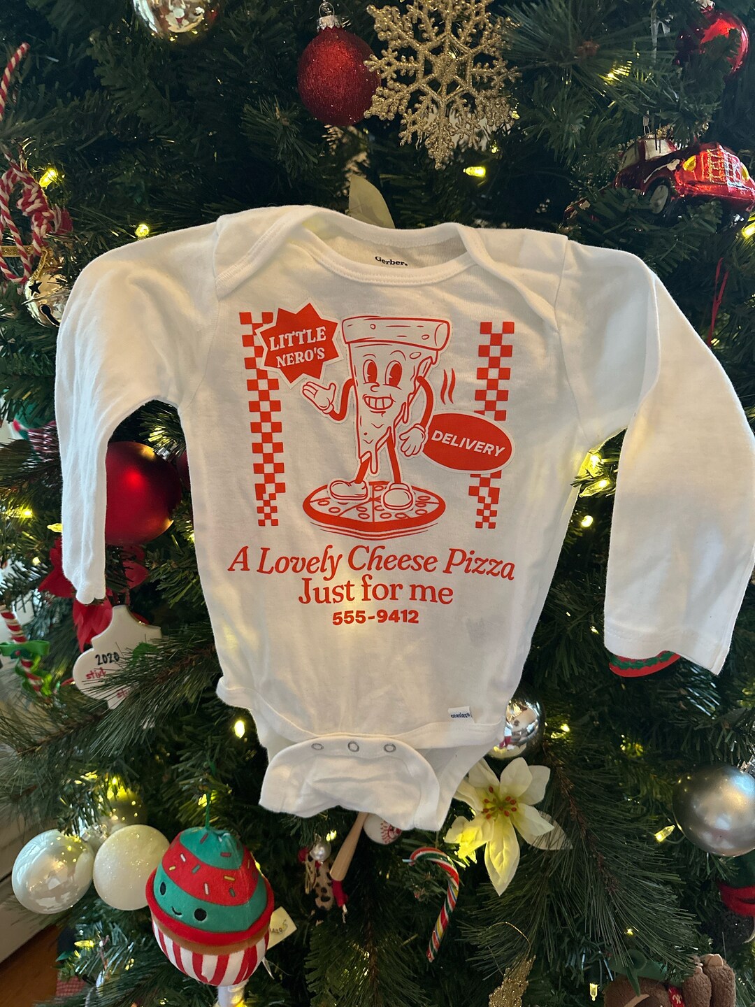 Home Alone-inspired Little Nero's Pizza Baby Onesie Home - Etsy