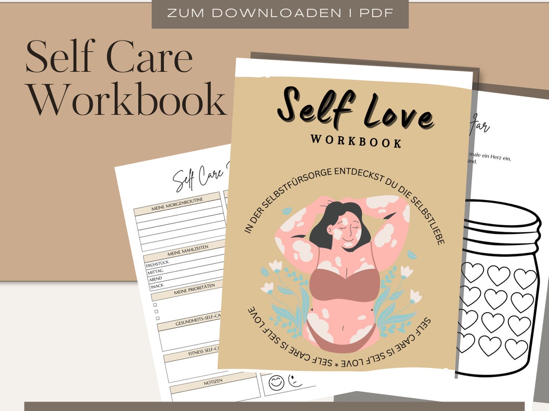 Self Love Workbook | to Print | German | Digital Planner | Gratitude ...