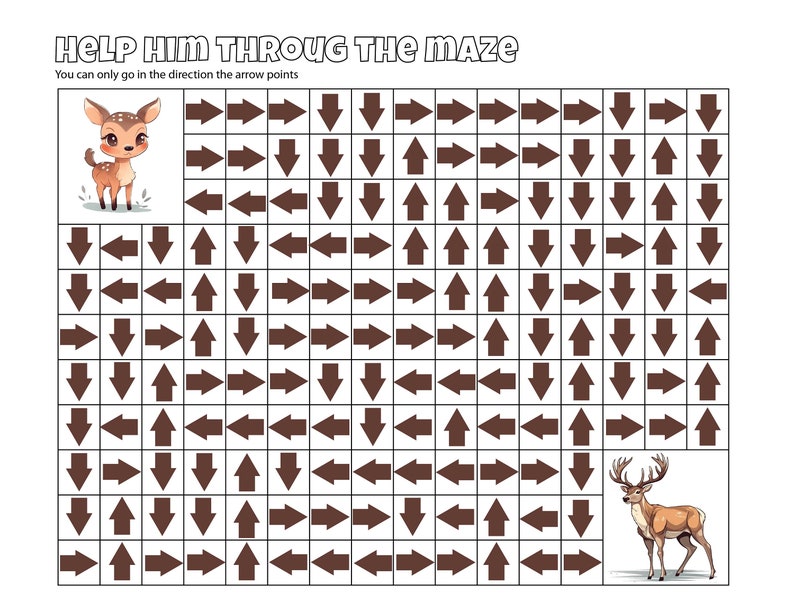 Farm Animal Maze Bundle 20 Printables, PDF Instant Download for Kids - Etsy