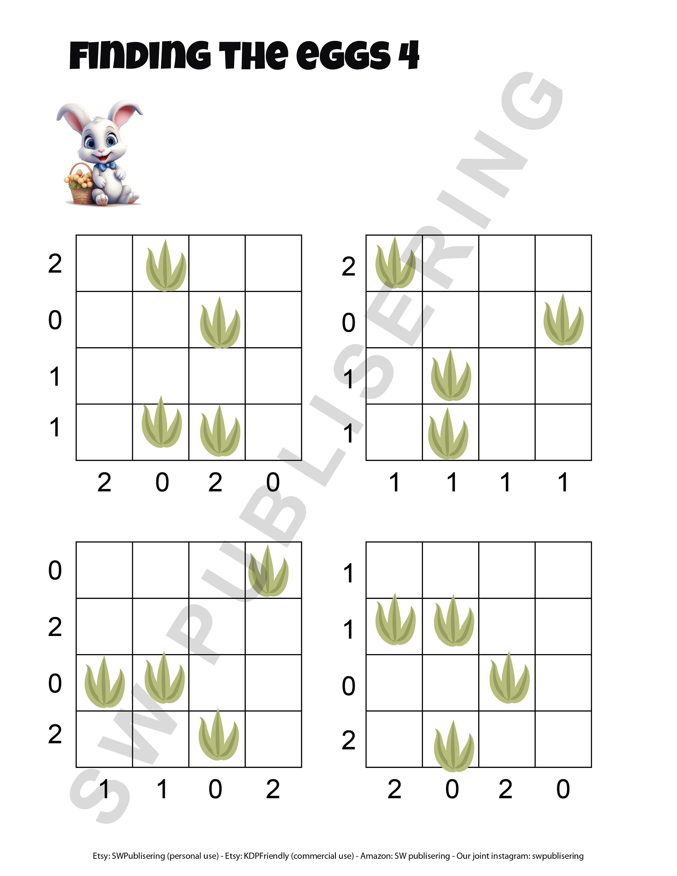 LOGIC PUZZLES PRINTABLE Printable Easter Party Games for Children Based ...