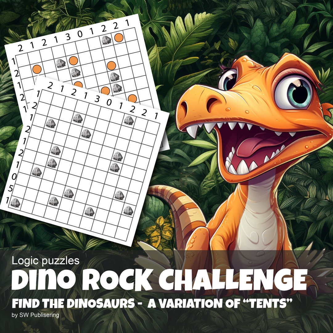 20 Pages With Logic Tent Puzzles for Kids Age 8 Years and Up - Etsy