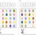 PRINTABLE EASTER BINGO Cards With Call Board, Party Games for Children ...