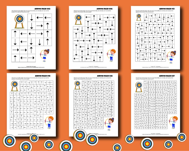 30 PRINTABLE MAZES for Kids Easy to Medium Ages 4-10 Download and Print ...