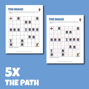 20 LOGIC PUZZLES for Kids in the SUMMER Printable Instant Download pdf ...