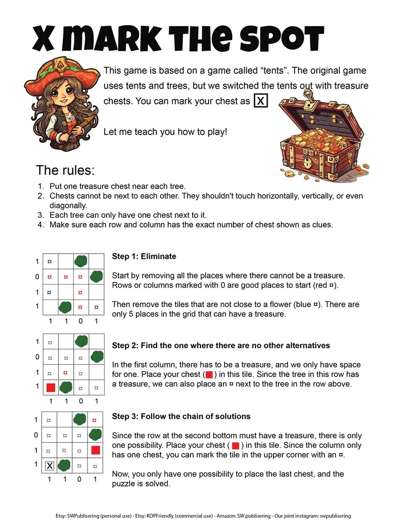 20 ROMPECABEZAS DE LÓGICA IMPRIMIBLES con piratas edad 8 años Fichas de ...