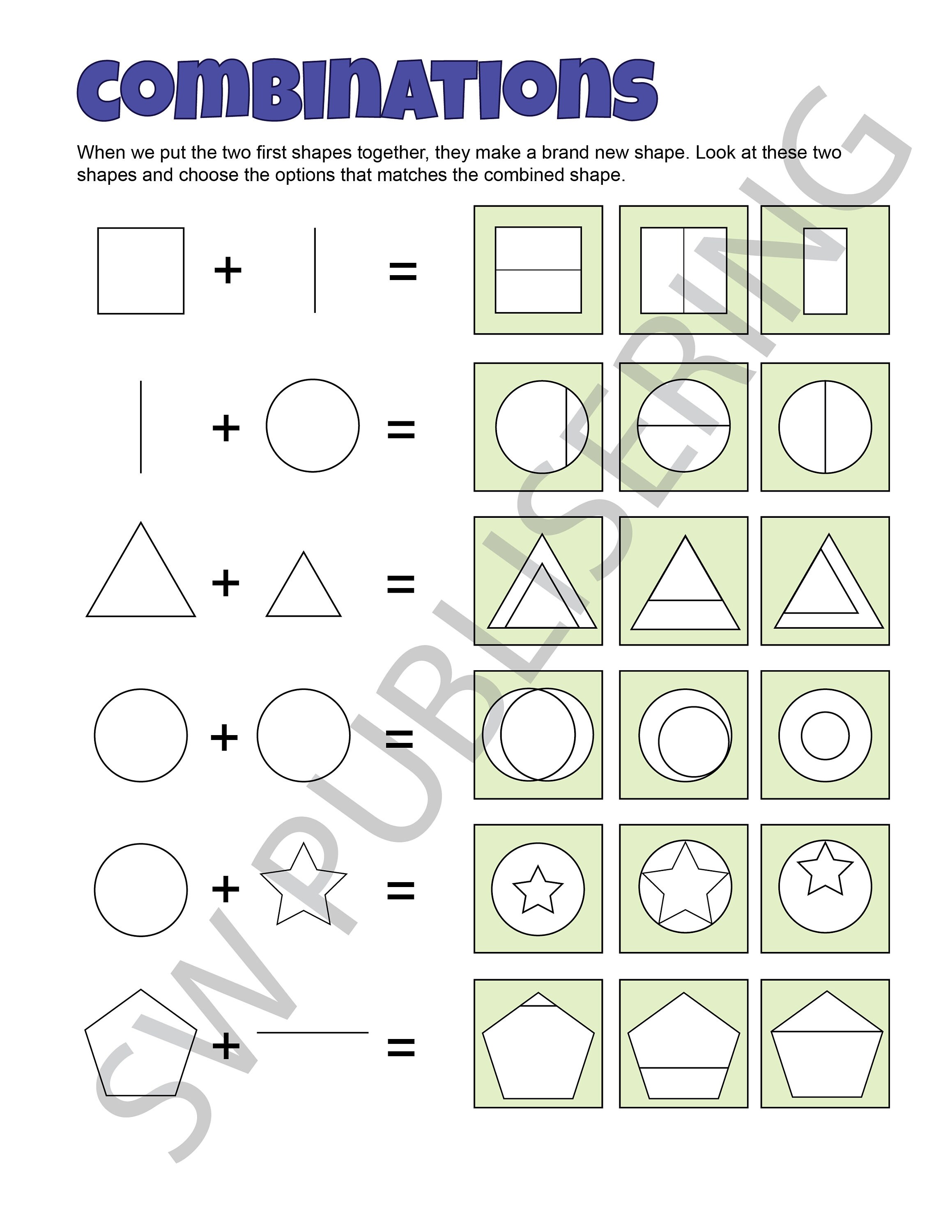 20 LOGIC PUZZLES for Kids Printable Instant Download pdf in Letter and ...