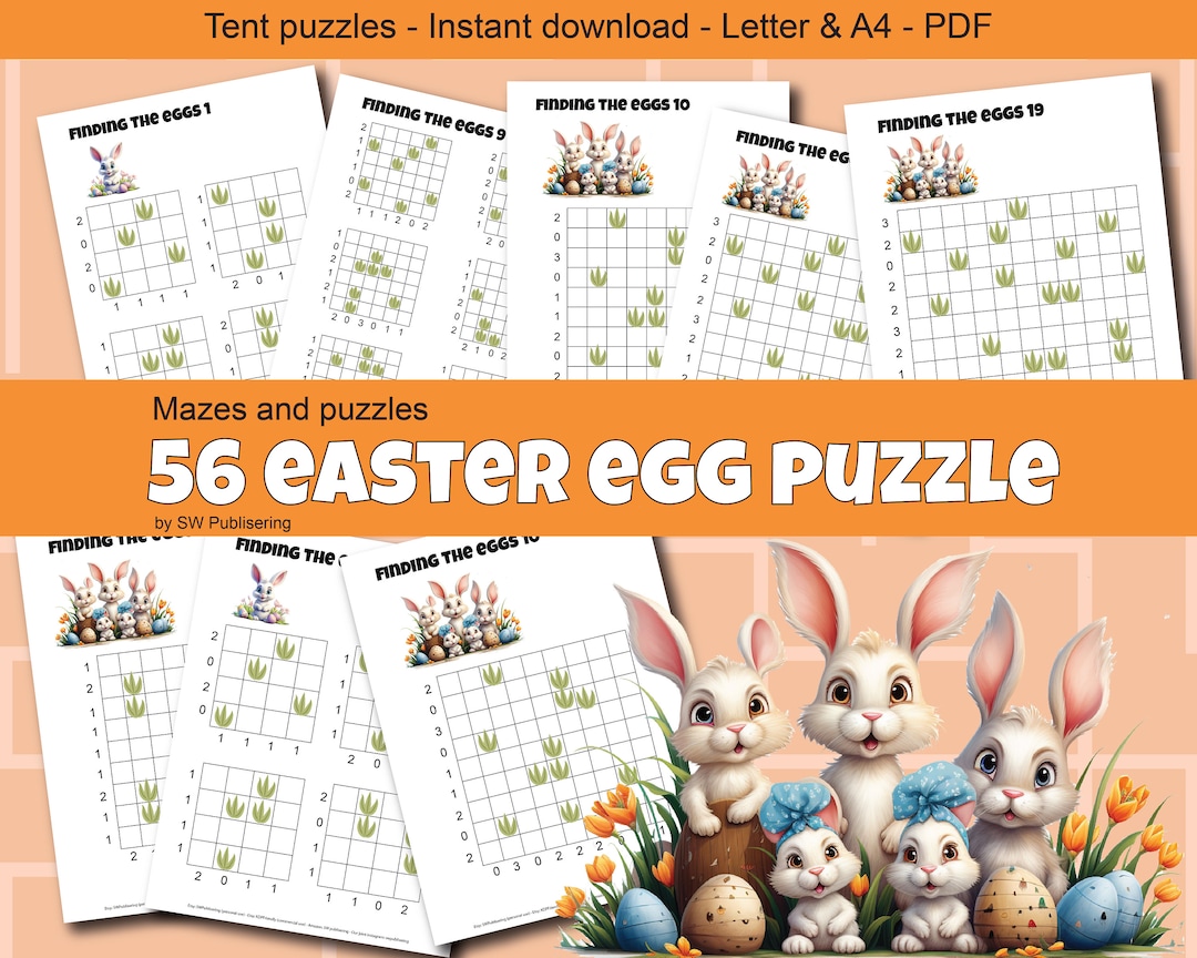 LOGIC PUZZLES PRINTABLE Printable Easter Party Games for Children Based ...