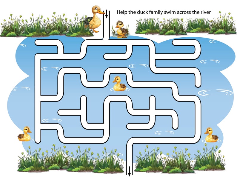 Farm Animal Maze Bundle 20 Printables, PDF Instant Download for Kids - Etsy
