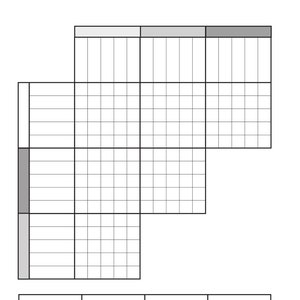 CUSTOMIZE 11 Logic Puzzle Grid DIY. Adjustable Instant Download Files ...
