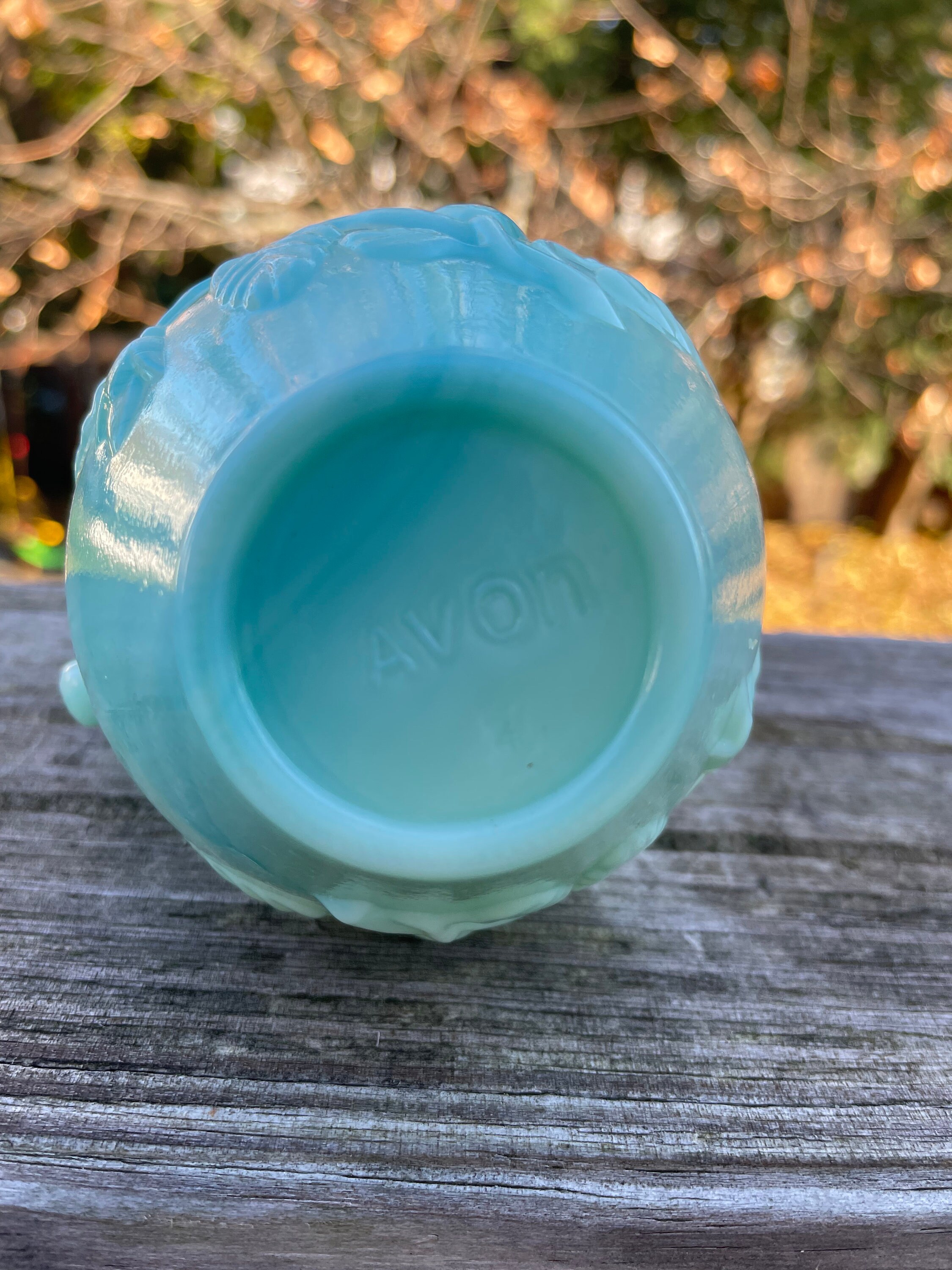 Vintage Avon Blue Milk Glass Wash Basin Set, Vintage Avon, Vintage Wash ...