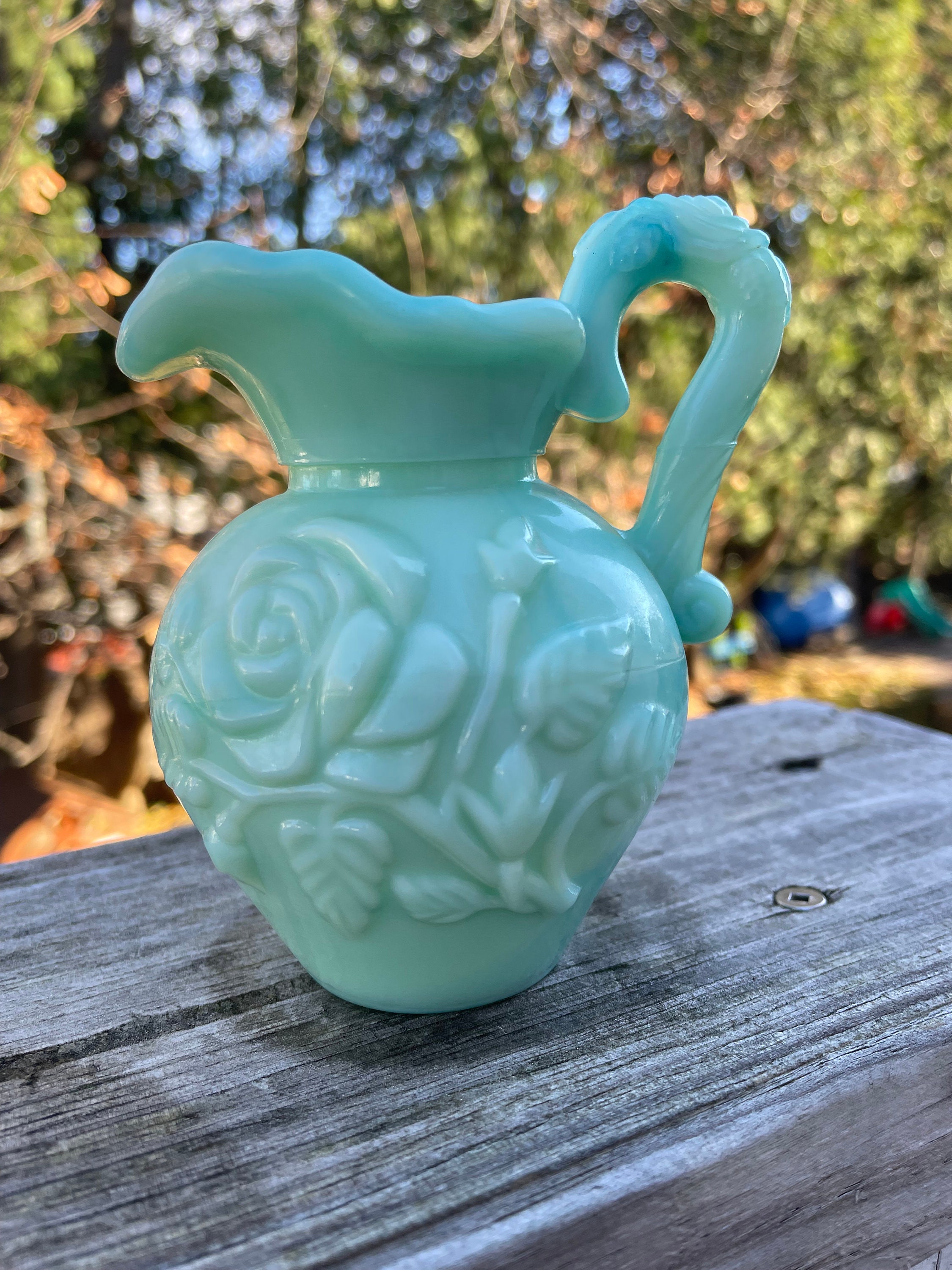 Vintage Avon Blue Milk Glass Wash Basin Set, Vintage Avon, Vintage Wash Basin, Blue Milk Glass ...