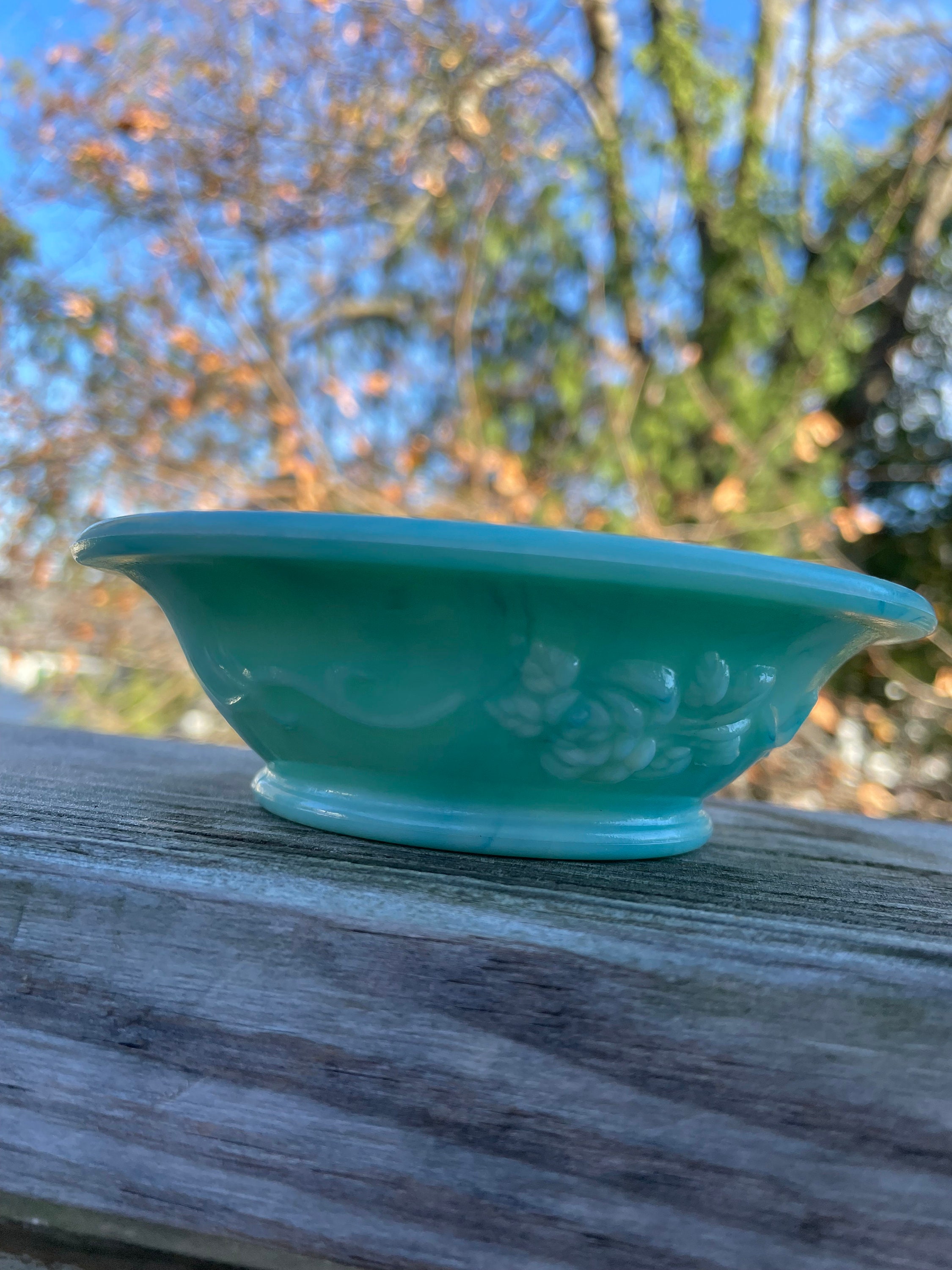Vintage Avon Blue Milk Glass Wash Basin Set, Vintage Avon, Vintage Wash ...