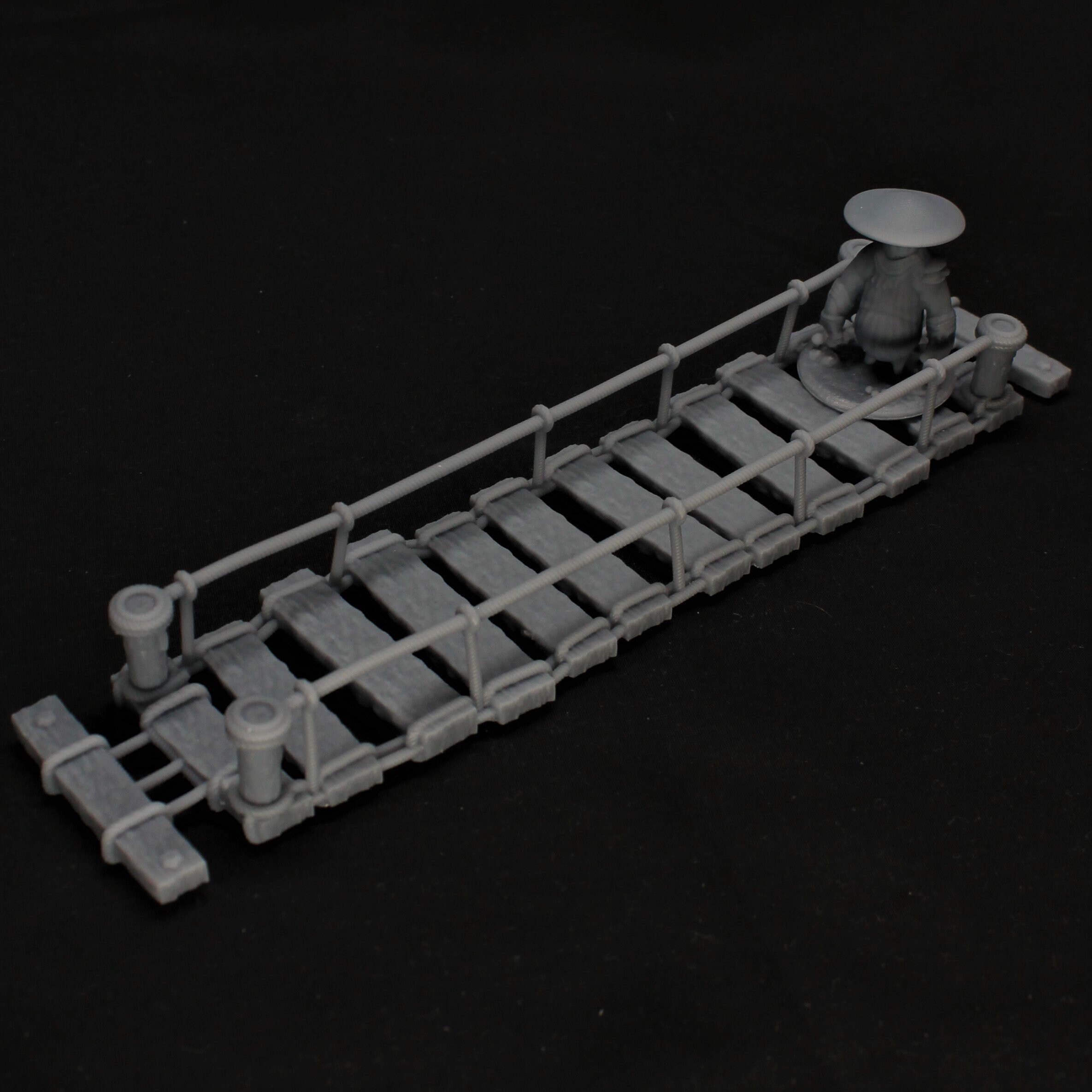 Rope Bridge Scatter Terrain, 28mm Resin Bridge Model, Forest Tree House ...