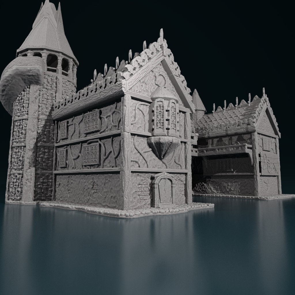 DND Vampire Brothel Scatter Terrain, City Tavern Inn Decoration, Town ...