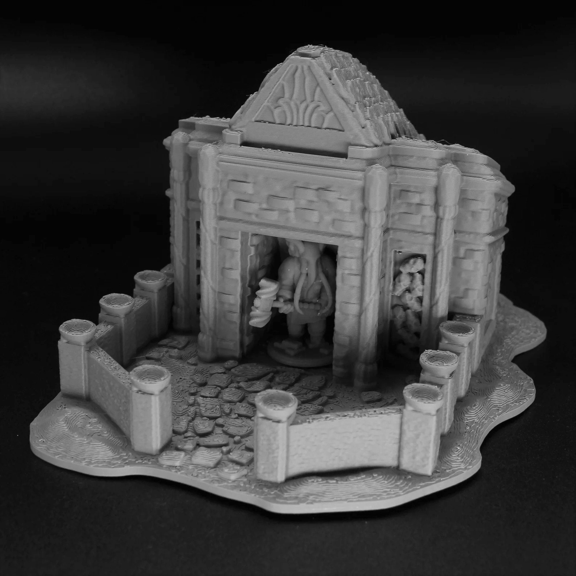 Crypt Entrance, Dnd Miniature Terrain, Dungeons and Dragons, D&D ...