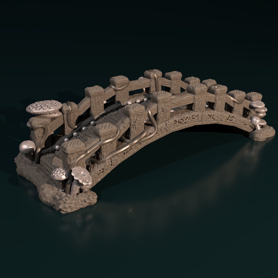 DND Forest Bridge Scatter Terrain, Overgrown Feywild Dungeons and ...