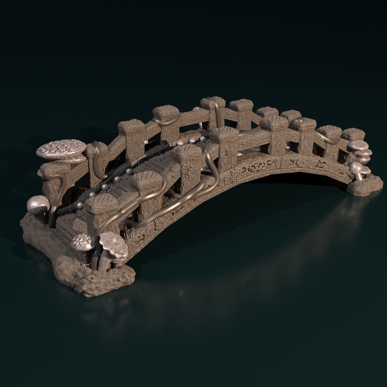 DND Forest Bridge Scatter Terrain, Overgrown Feywild Dungeons and ...