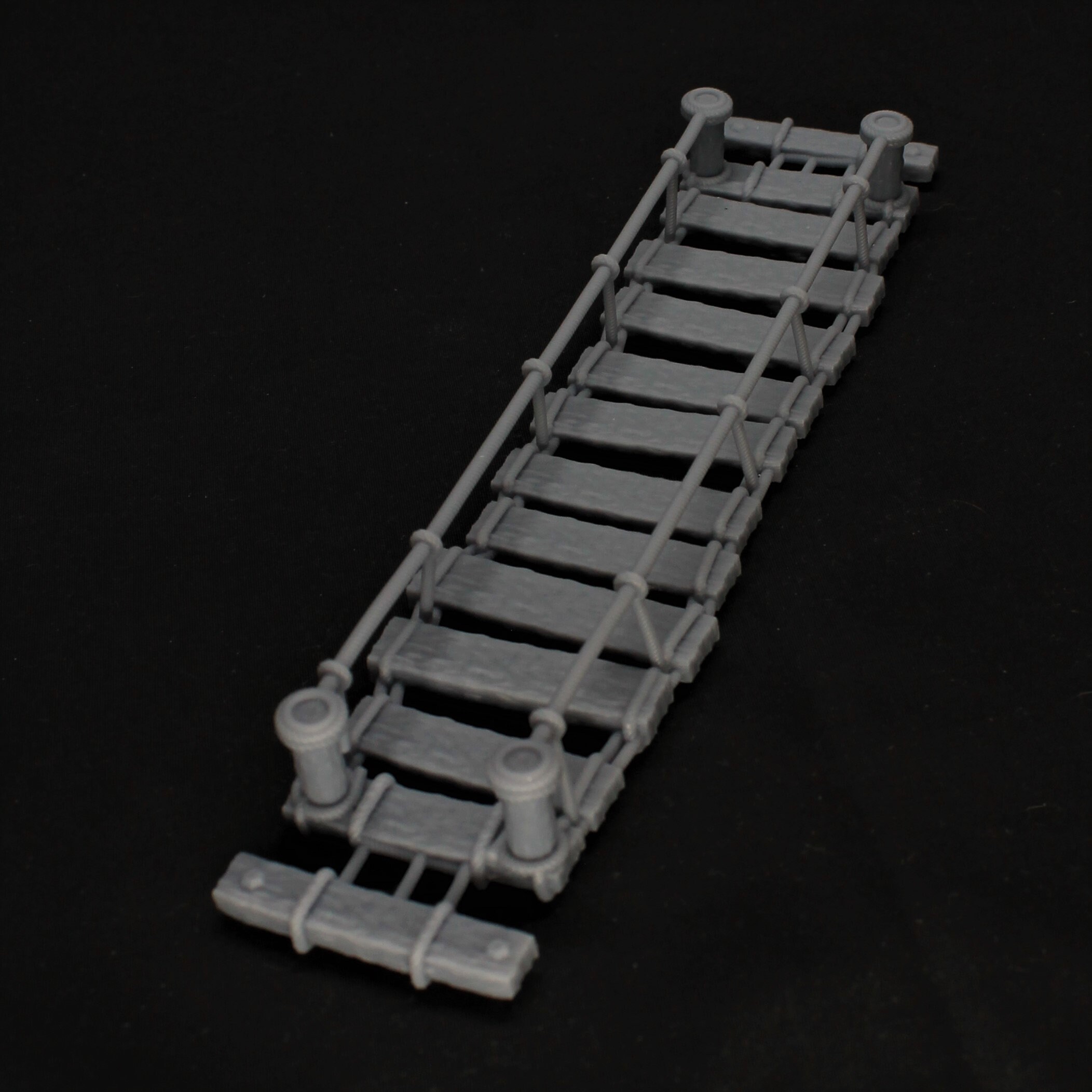 Rope Bridge Scatter Terrain, 28mm Resin Bridge Model, Forest Tree House ...