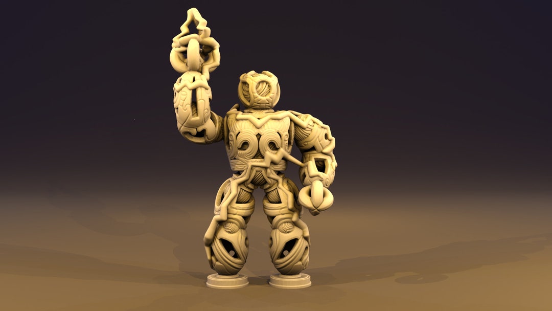 Lightning Golem, Dnd Miniature, Dungeons and Dragons, D&D, Pathfinder ...