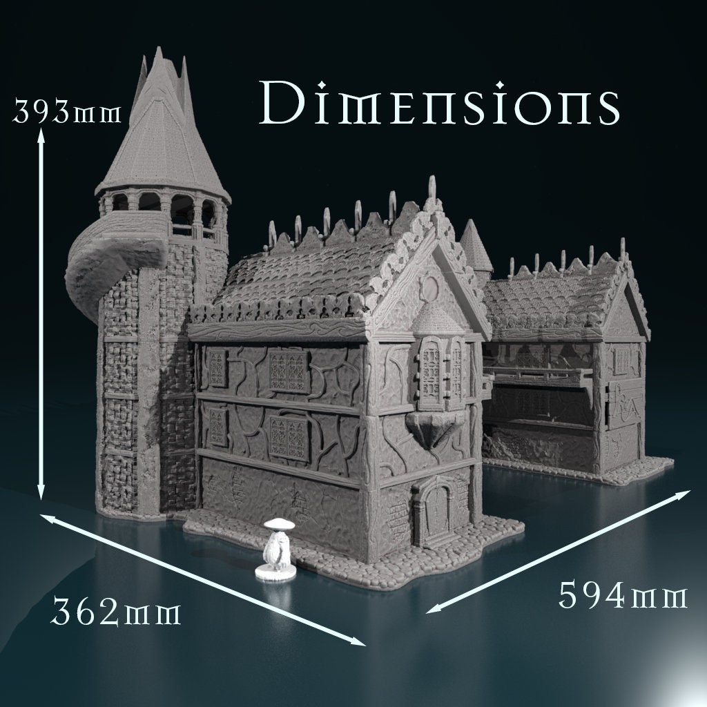 DND Vampire Brothel Scatter Terrain, City Tavern Inn Decoration, Town ...