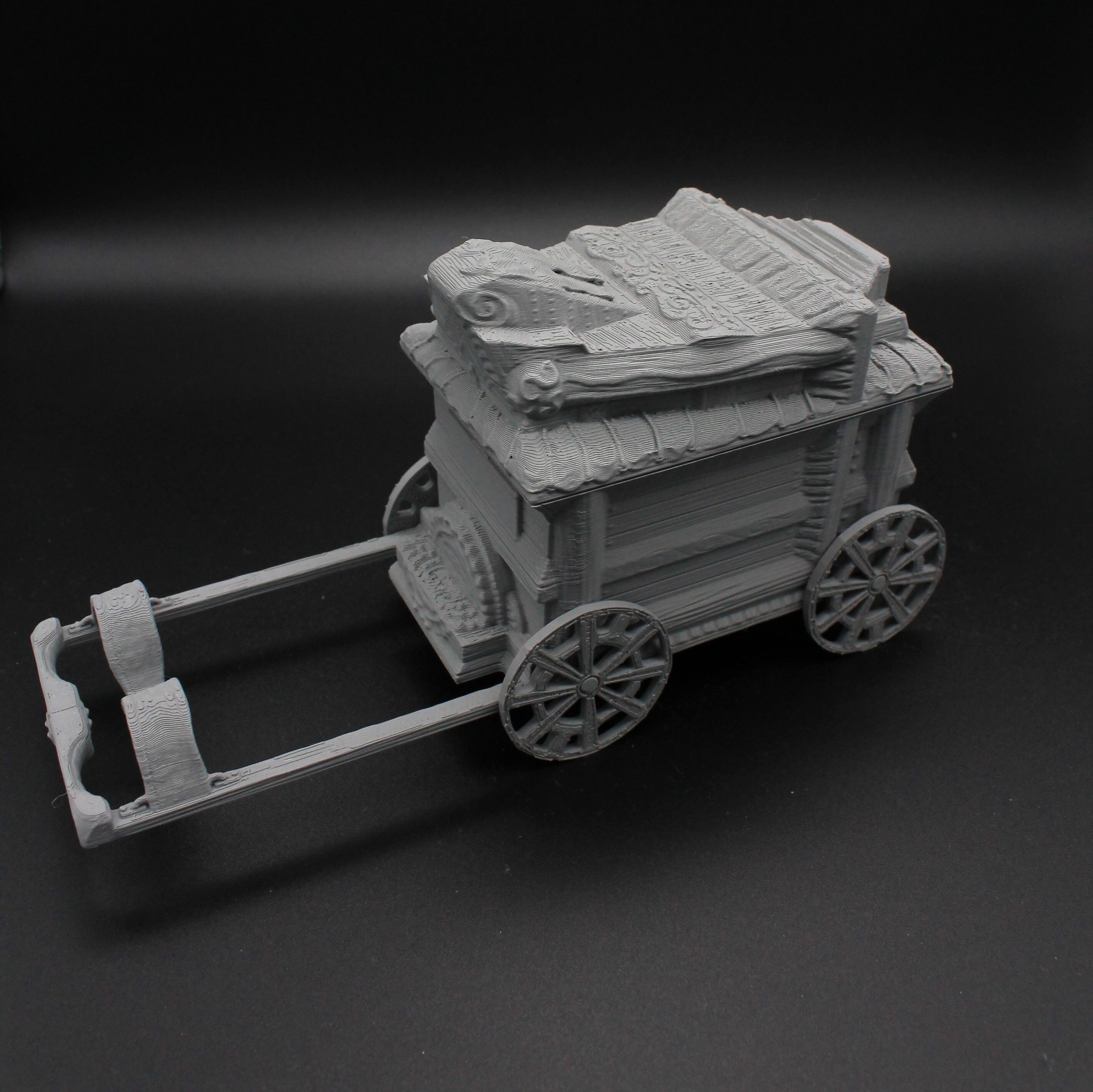 Playable Caravan/wagon With Horses, Dnd Miniature Terrain, Dungeons and ...