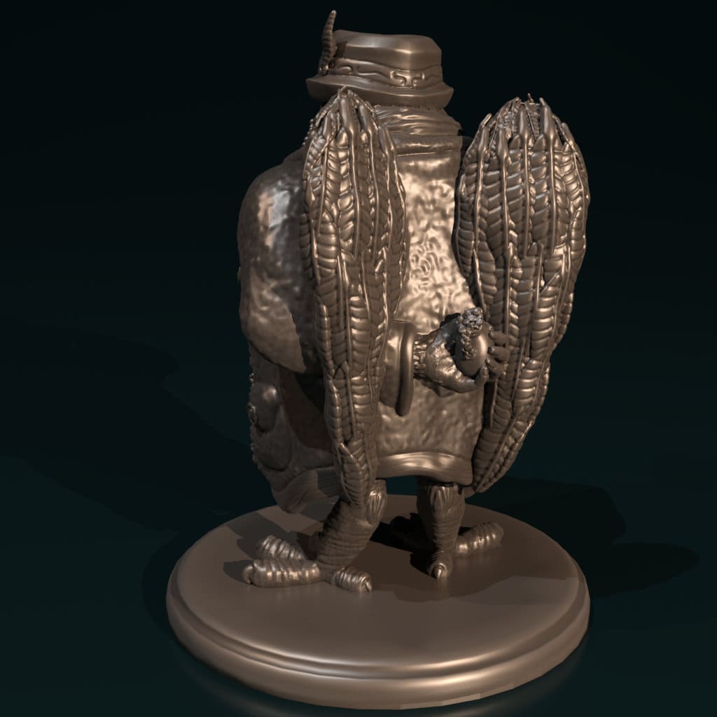 Aarakocra 28mm Dnd Mini, D&D Bird Merchant Miniature, Dungeons and ...