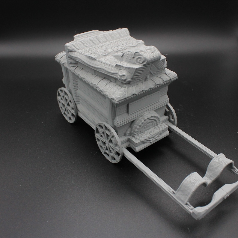 Playable Caravan/wagon With Horses, Dnd Miniature Terrain, Dungeons and ...