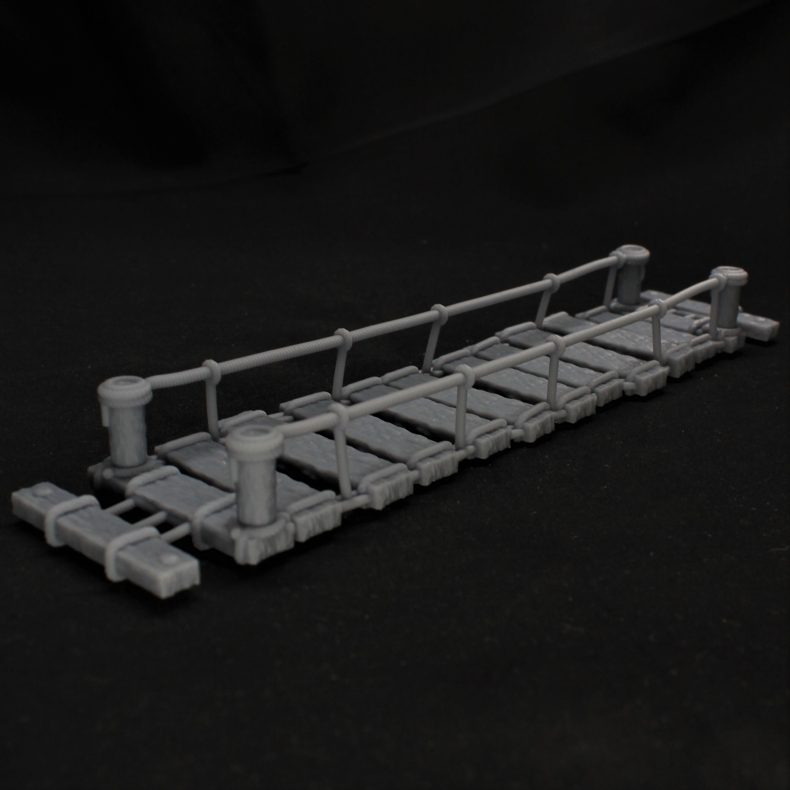 Rope Bridge Scatter Terrain, 28mm Resin Bridge Model, Forest Tree House ...