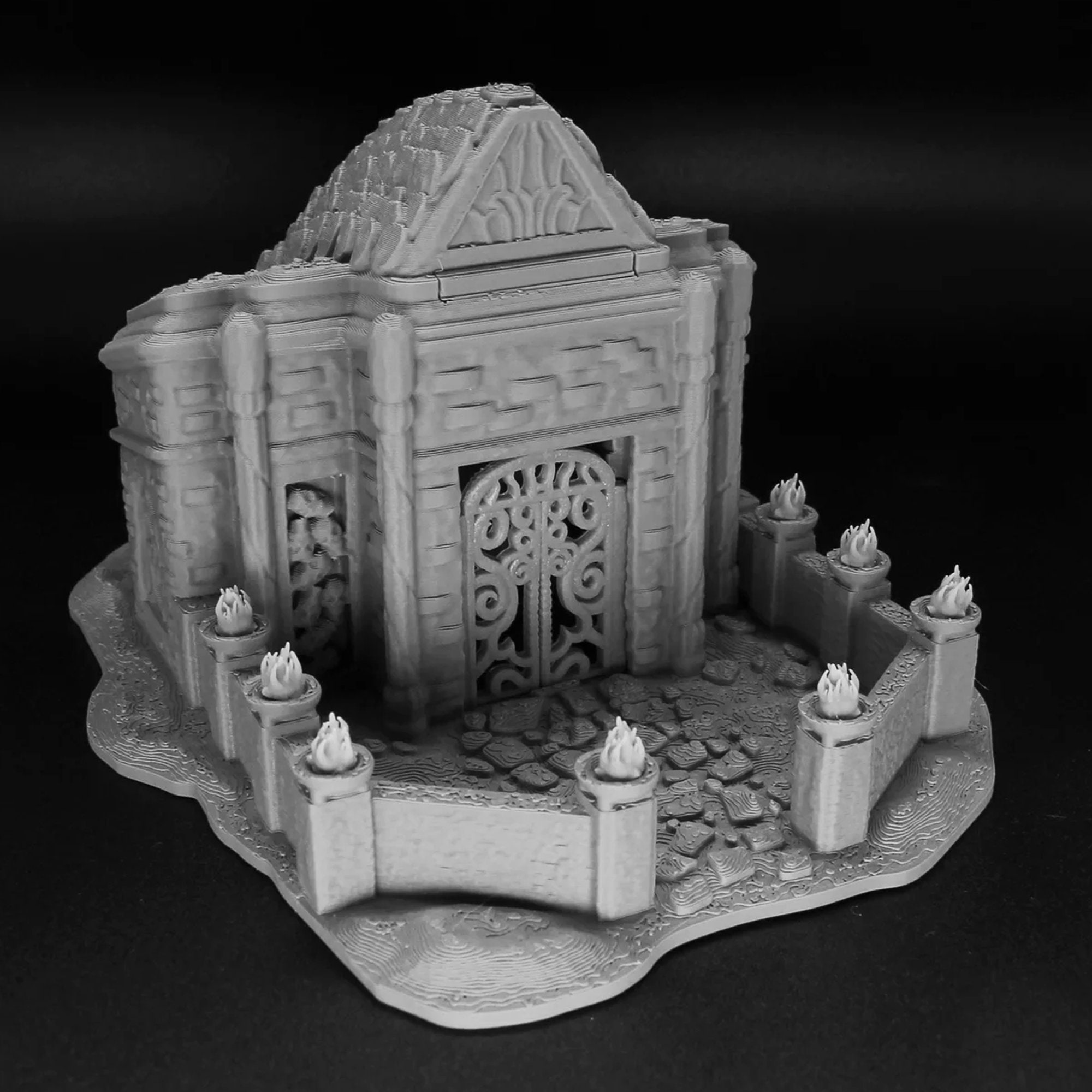 Crypt Entrance, Dnd Miniature Terrain, Dungeons and Dragons, D&D ...