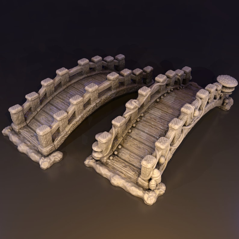 DND Forest Bridge Scatter Terrain, Overgrown Feywild Dungeons and ...