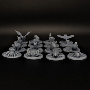 16 Friendly Familiars - Animal Set, Dnd Miniatures, Dungeons and ...