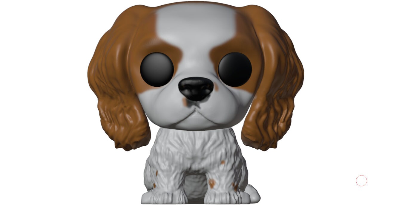 3D Model Funko Pet / Funko POP Cavalier King / Custom Dog Model for 3D ...