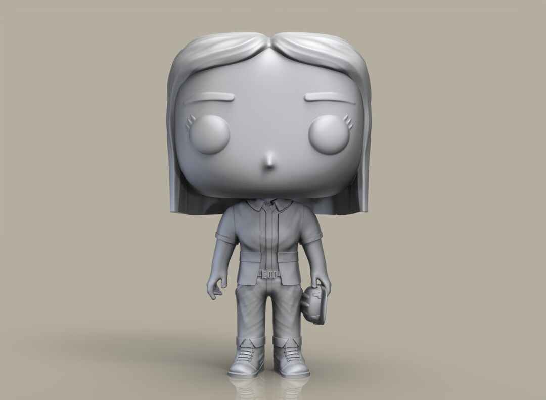 3D Model Female Engineer Pop Style / 3D Personalised Figures / 3D ...
