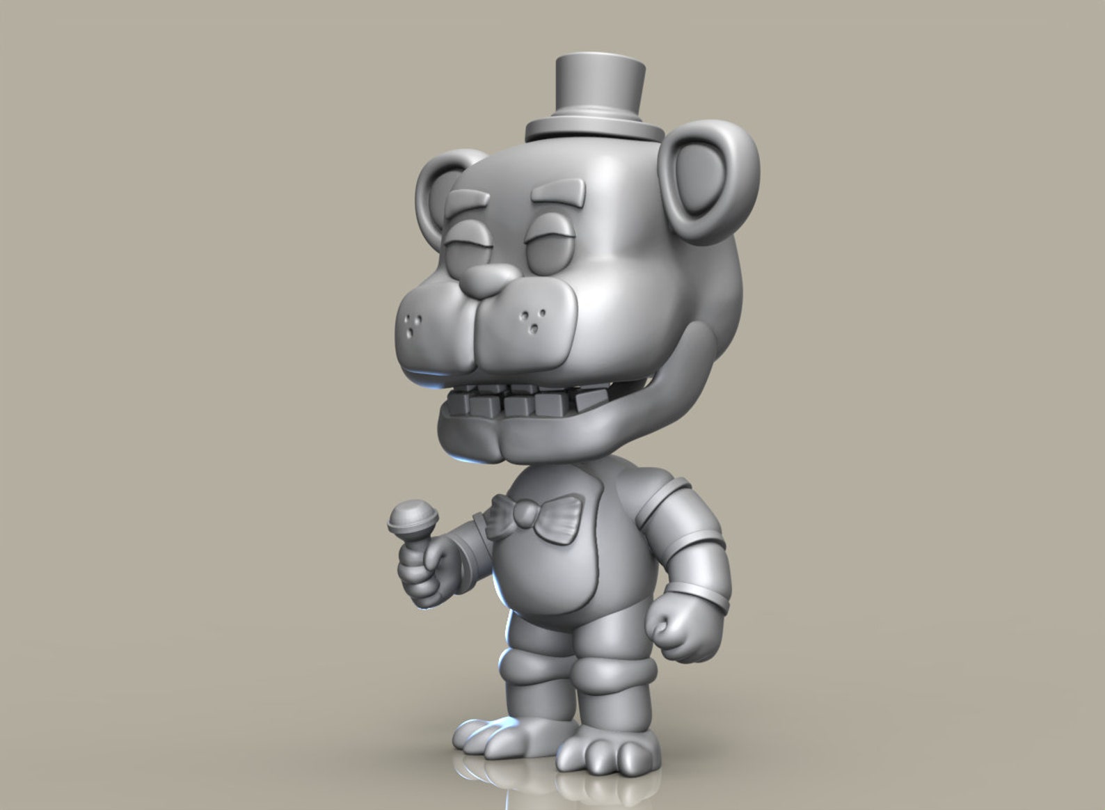 3D Model Freddy (five Nights at Freddy's) Pop Style / 3D Personalised ...