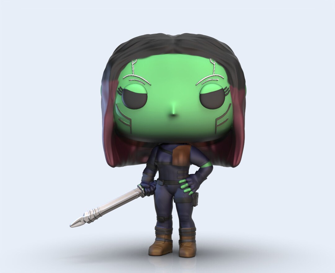 3D Model Gamora marvel Pop Style / 3D Personalised Figures / 3D ...