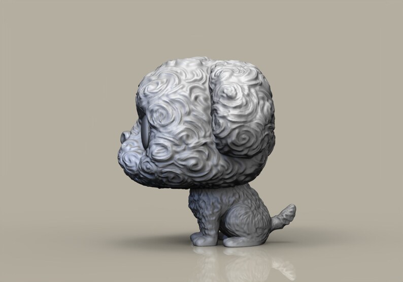 3D Model Funko Pet / Funko POP Poodle / Custom Dog Model for 3D ...