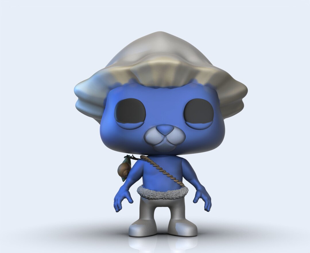 3D Model Smurf Cat Pop Style / 3D Personalised Figures / 3D Printable ...