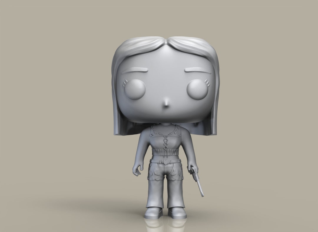 3D Model Female Cowboy Pop Style / 3D Custom 3D Printable Figures / 3D ...