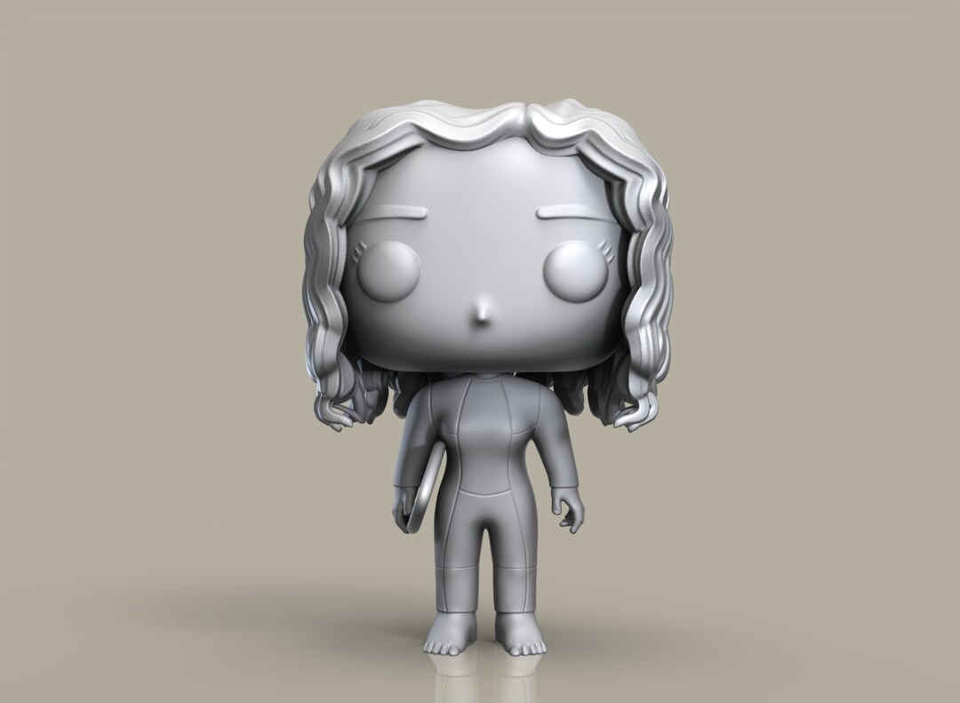3D Model Female Surfer Pop Style / 3D Personalised Figures / 3D ...