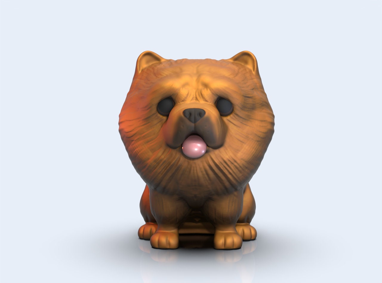 3D Model Funko Pet / Funko POP Chow Chow / Custom Dog Model for 3D ...