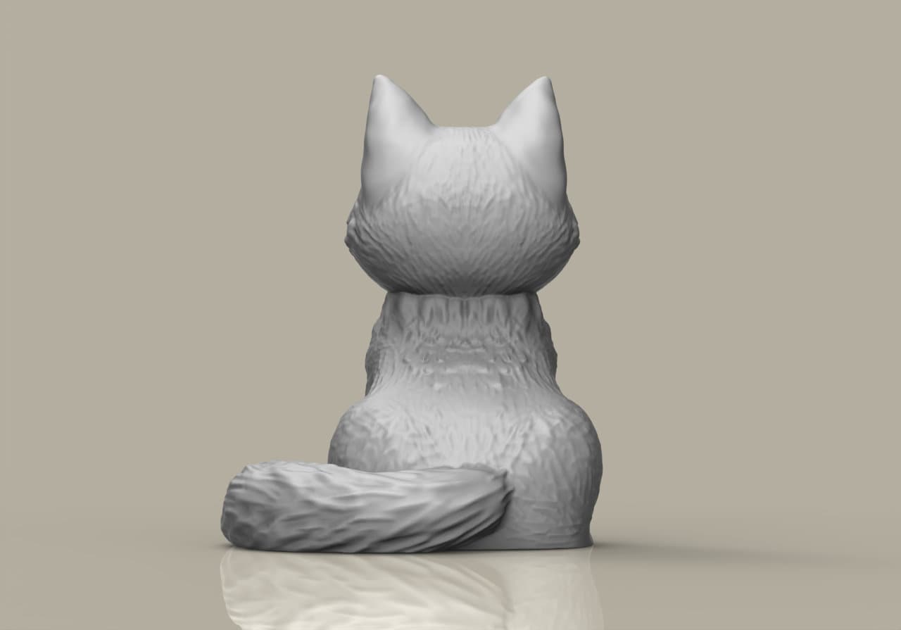 3D Model Funko Cat / Funko POP Siamese Cat / Custom Cat Model for 3D ...